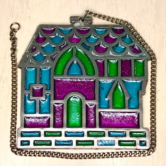 Coca Cola | Accents | Coca Cola Stained Glass Hanging Sign Decoration ...